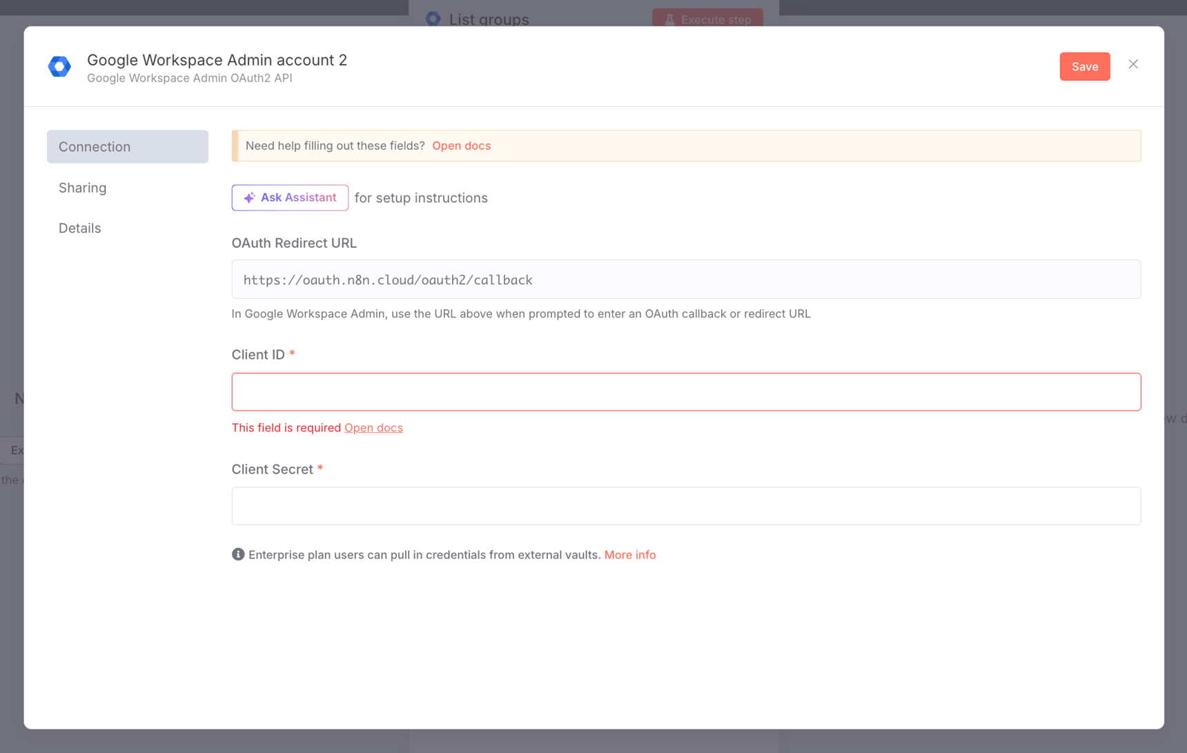 Automate Adding/Removing a User to a Google Group via n8n